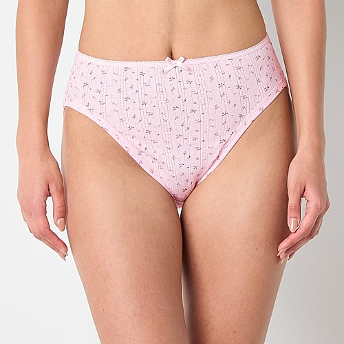 Click here for Arizona Body Cotton High Leg Panty  Large  Pink prices