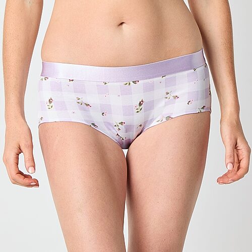 Click here for Arizona Body Cotton Hipster Panty  Medium  Purple prices