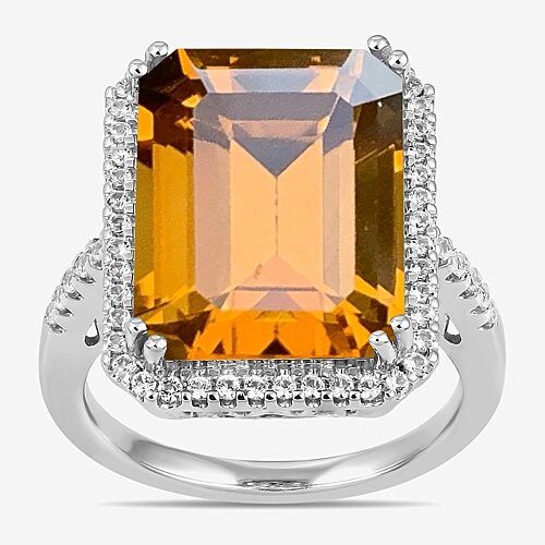 Click here for Womens Gemstone Sterling Silver Cocktail Ring  7... prices