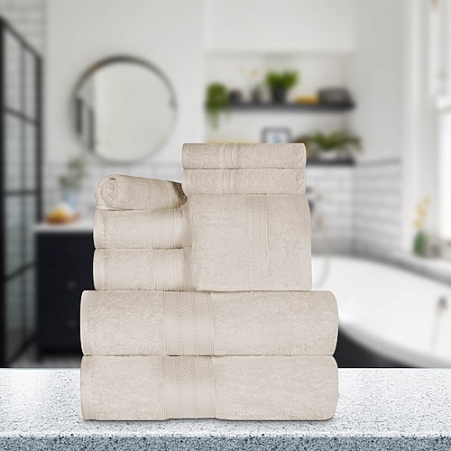 Click here for SUPERIOR Atlas Premium Cotton 8-pc. Quick Dry Bath... prices