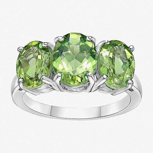 Click here for Womens Genuine Green Peridot Sterling Silver Oval... prices