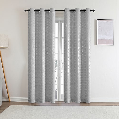 Click here for Tobias Metallic Grommet Top Blackout Set of 2 Curt... prices