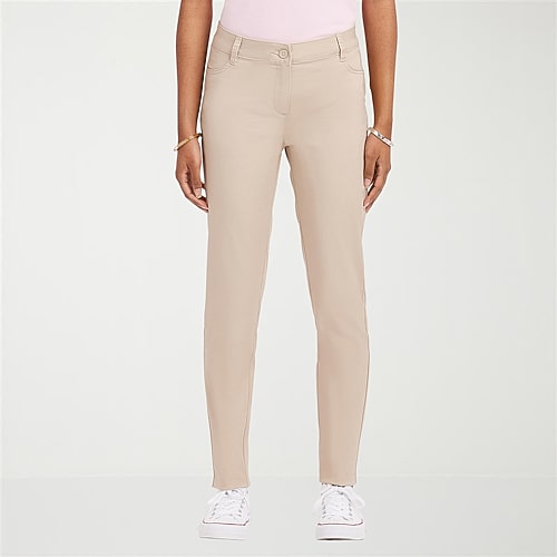 Click here for IZOD Womens Juniors Skinny Flat Front Pant  10  Be... prices