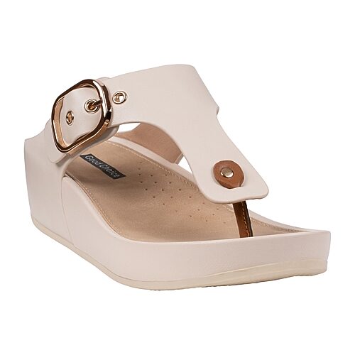 Click here for Gc Shoes Womens Rhodes Thong Round Toe Wedge Sanda... prices