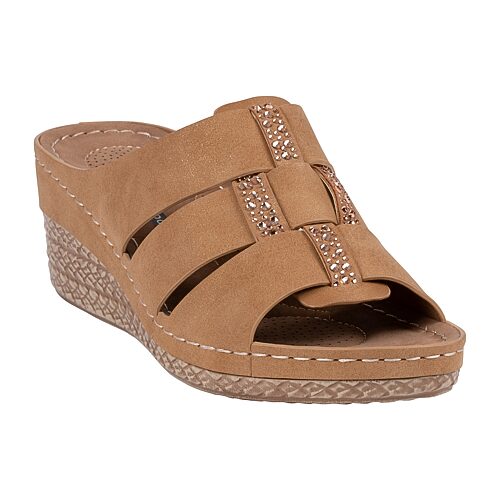 Click here for GC Shoes Womens Monte Embellished Wedge Sandals  8... prices