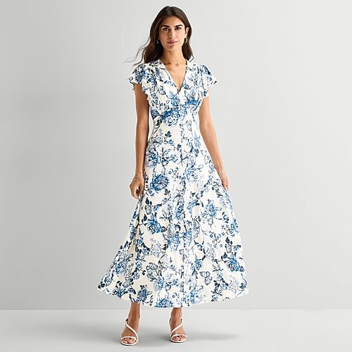 Click here for Msk Womens Floral Maxi Dress - Vanilla Ice prices