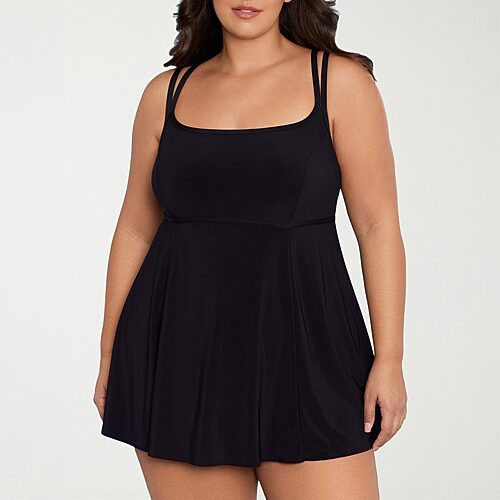 Click here for Sonnet Shores Womens Plus Swim Dress  16w  Black prices