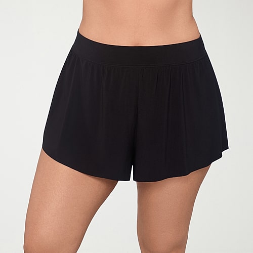 Click here for Trimshaper Womens Plus Swim Shorts  16w  Black prices