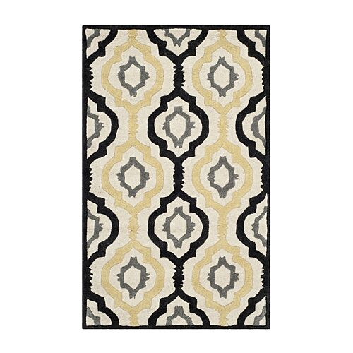 Safavieh Joetta Geometric Hand Tufted Wool Rug  One Size  Multiple Colors