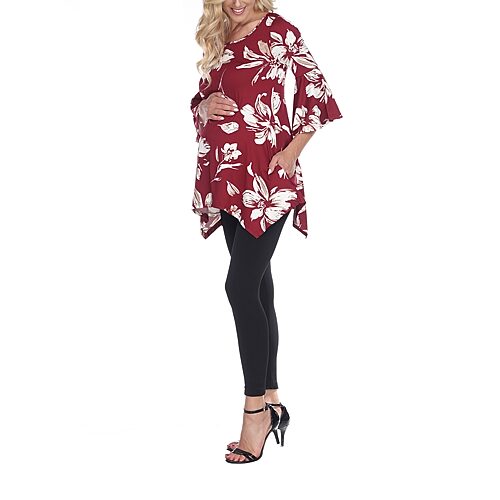 Click here for Womens White Mark Roche Tunic Maternity Top prices