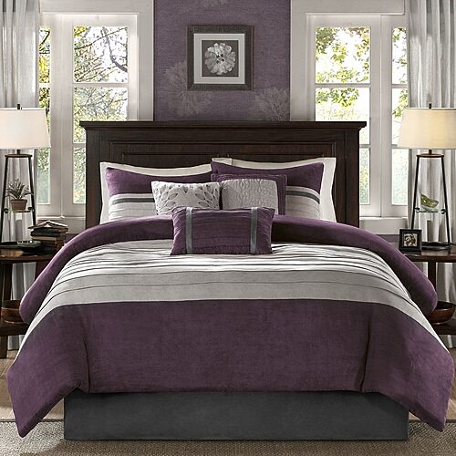 Click here for Madison Park Palmer Faux-Suede7-Pc. Comforter Set... prices