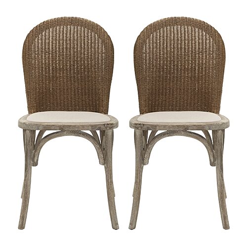 Click here for Jaynus Set of 2 Dining Chairs - Taupe prices