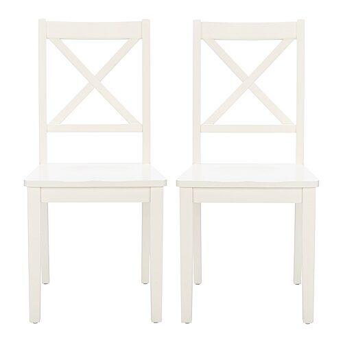 Click here for Silio X-Back Dining Chair  Set of 2 - White prices