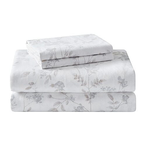 Click here for Laura Ashley(R) Fawna Cotton Flannel Sheet Set prices