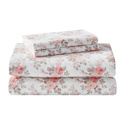 Click here for Laura Ashley(R) Lisalee Cotton Flannel Sheet Set prices