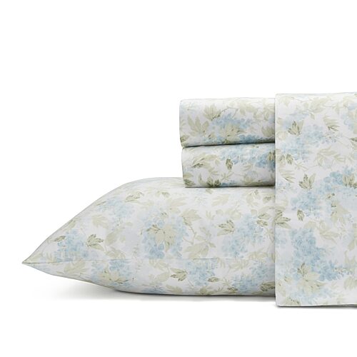 Click here for Laura Ashley 300 Thread Count Cotton Sateen 4-Pc.... prices