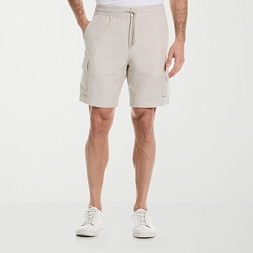 Click here for Cubavera Drawstring Mens 8 Cargo Short  Large  Bei... prices
