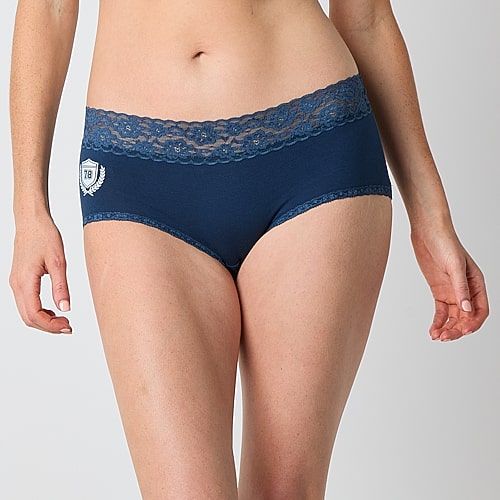 Click here for Arizona Body Organic Cotton with Lace Boyshort Pan... prices