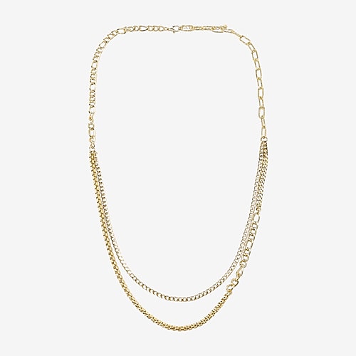 Click here for Bold Elements Gold Tone Womens 36 Inch Link Chain... prices
