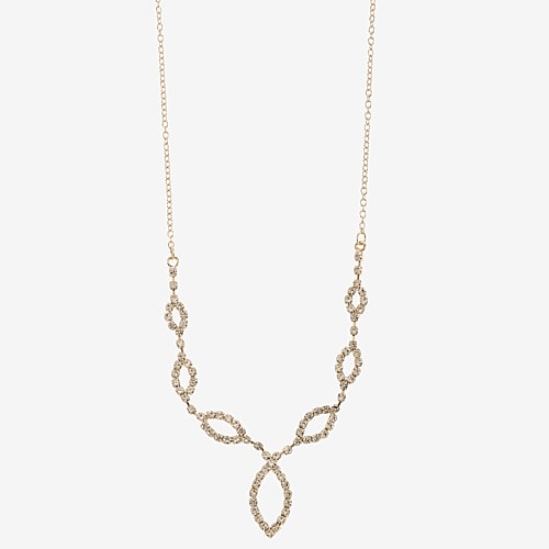 Click here for Monet Jewelry Timeless Gold Tone Womens Glass 16 I... prices