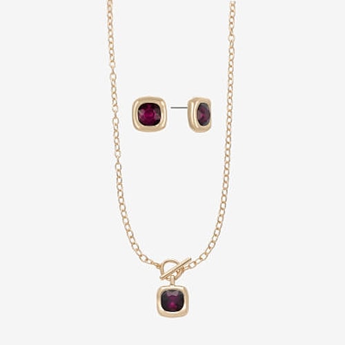 Click here for Liz Claiborne Pendant Toggle Necklace & Stud Earri... prices