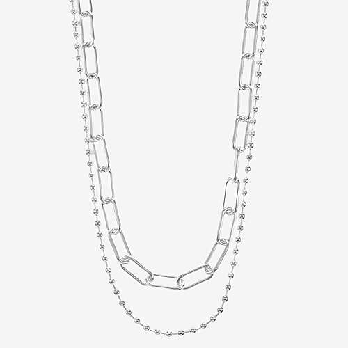 Click here for Liz Claiborne Womens 17 Inch Paperclip Chain Neckl... prices