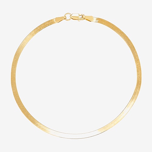 Click here for Made in Italy Womens 10K Gold 7.25 Inch Solid Herr... prices