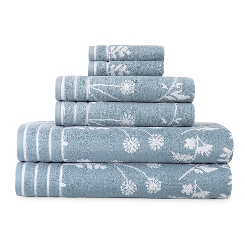Click here for Linden Street Jacquard Geometric Bath Towel  One S... prices