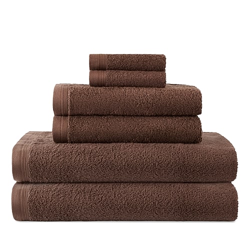 Click here for Home Expressions Solid & Stripe Bath Towel  One Si... prices