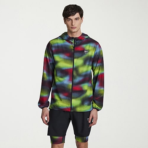 Click here for Reebok Mens Run Distort All Over Print Jacket - Gr... prices
