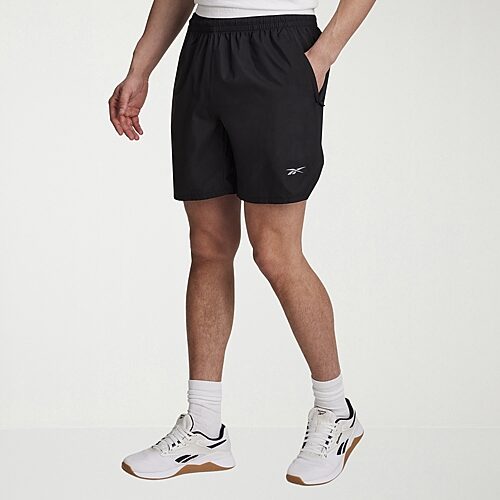 Reebok Mens 7 Mid Rise Running Short  Xx-large  Black