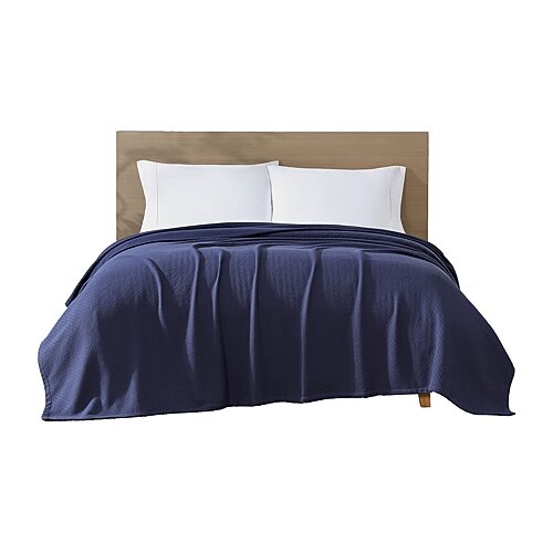 Click here for Beatrice Home Fashions Blanket  One Size  Blue prices