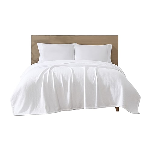 Click here for Beatrice Home Fashions Blanket  One Size  White prices