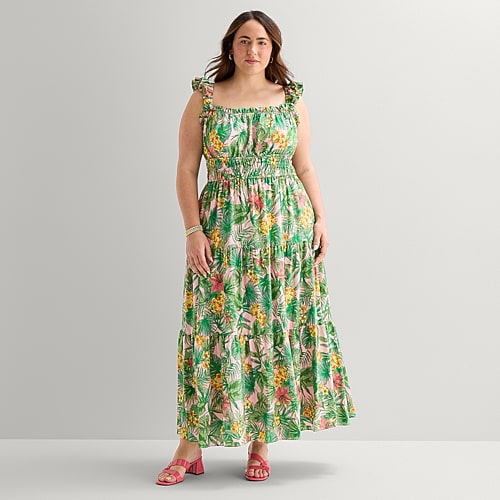 Click here for Melonie T Womens Plus Square Neck Sleeveless Maxi... prices