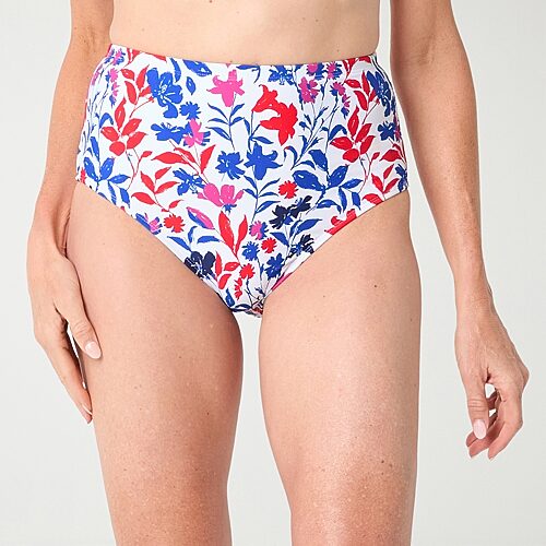 Click here for Liz Claiborne Comfort Waistband Floral Brief Bikin... prices