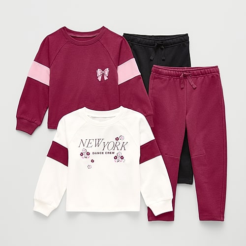 Click here for Okie Dokie Toddler & Little Girls 2-pc. Pant Set... prices
