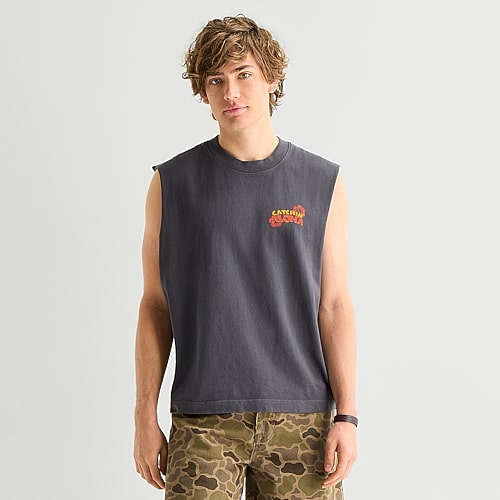 Click here for Arizona Mens Crew Neck Sleeveless Muscle T-Shirt... prices