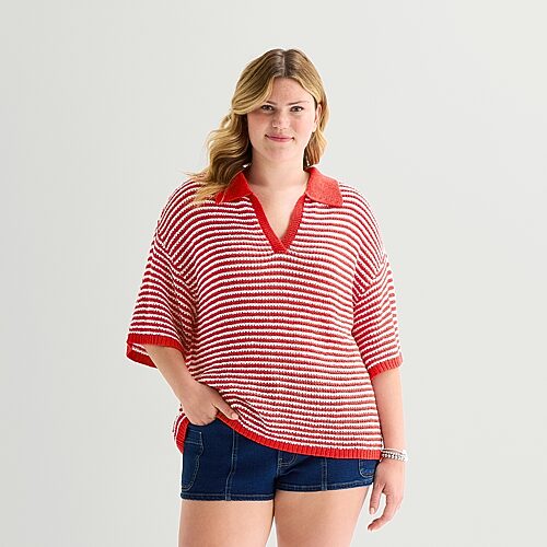Click here for Forever 21 Womens Juniors Plus Short Sleeve Polo S... prices