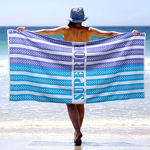 Click here for SUPERIOR Striped Cotton Oversized Quick Dry Beach... prices