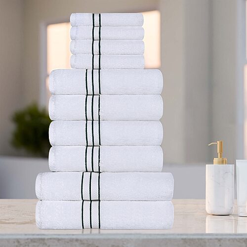 Click here for SUPERIOR Hotel Spa Quality Turkish Cotton 10-pc. Q... prices