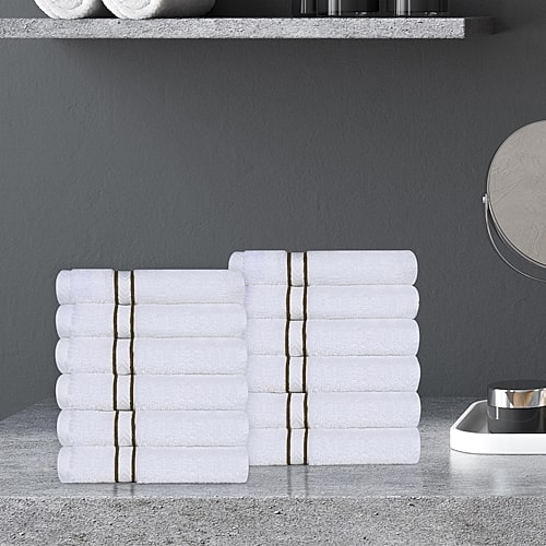 Click here for SUPERIOR Hotel Spa Quality Turkish Cotton 12-pc. Q... prices