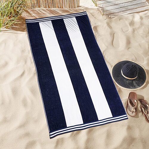 Click here for SUPERIOR Cabana Stripe Oversized Quick Dry Beach T... prices