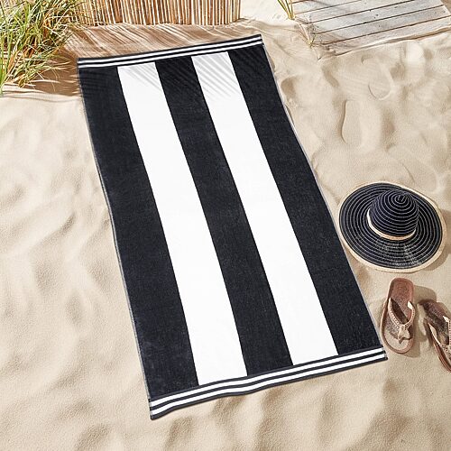 Click here for SUPERIOR Cabana Stripe Oversized Quick Dry Beach T... prices