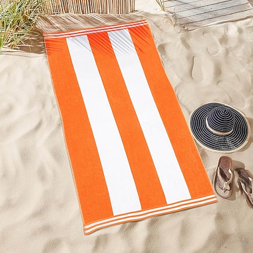 Click here for SUPERIOR Cabana Stripe Oversized Quick Dry Beach T... prices