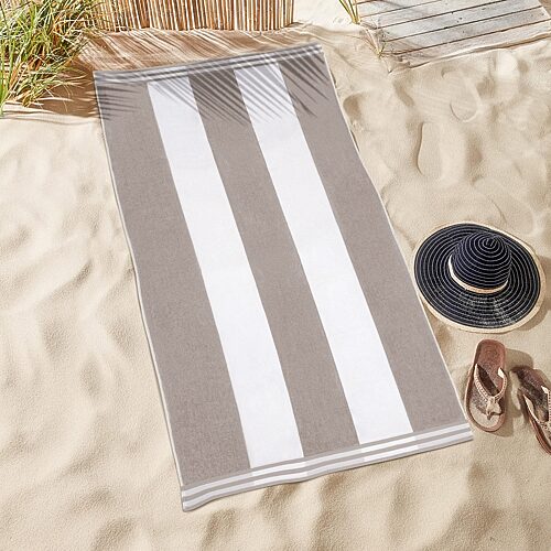 Click here for SUPERIOR Cabana Stripe Oversized Quick Dry Beach T... prices