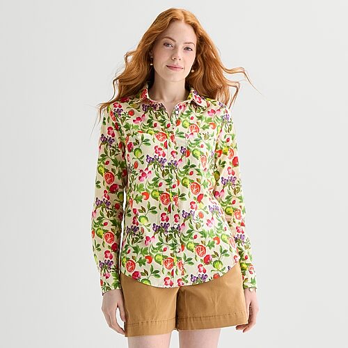 Click here for St. Johns Bay Womens Cuffed Long Sleeve Regular Fi... prices