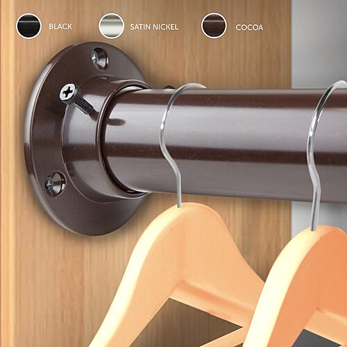 Click here for Rod Desyne Closet 1 1/2 IN Adjustable Curtain Rod... prices