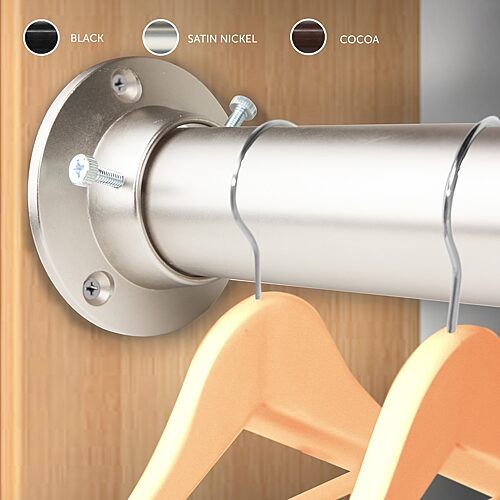Click here for Rod Desyne Closet 1 1/2 IN Adjustable Curtain Rod... prices