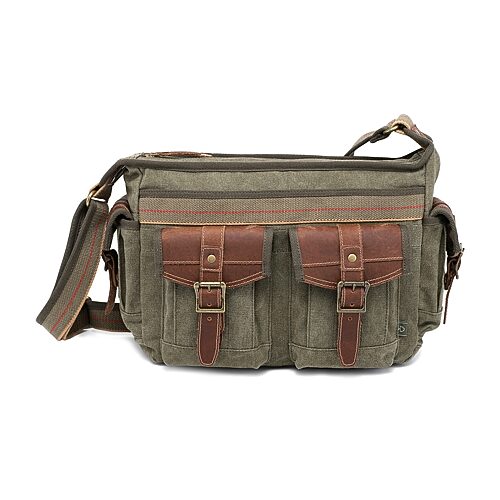 Click here for Tsd Brand Turtle Ridge Canvas Mail Bag - Olive prices