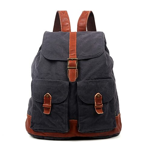 Click here for Tsd Brand Trail Breeze Canvas Mail Bag - Dark Gray prices